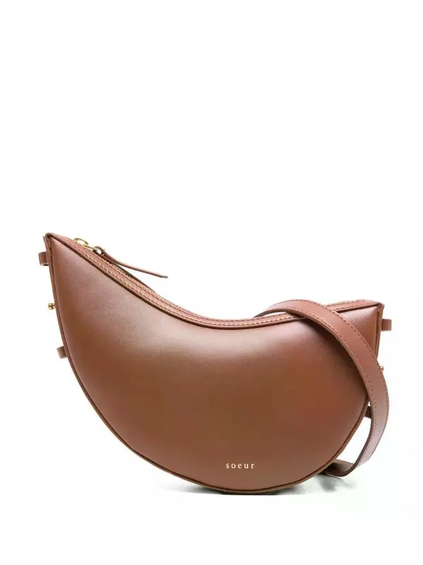 Soeur Small Wino Leather Shoulder Bag - Brown
