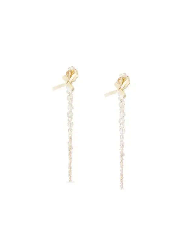 Simone Rocha Petite Bow Drip Earrings
