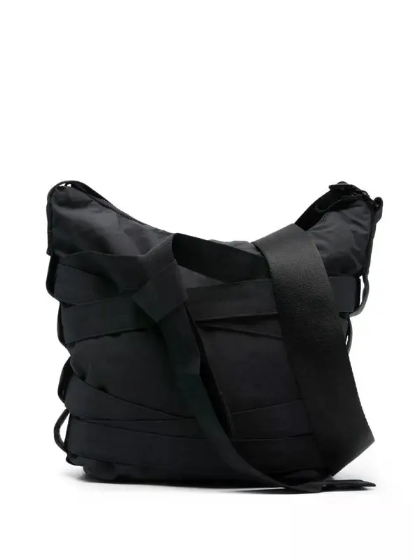 Y3 Wrapped-strap Shoulder Bag - Black