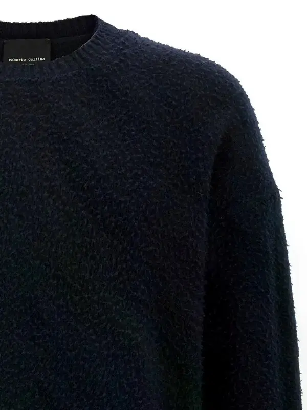 ROBERTO COLLINA Casentino Crew-neck Sweater - Black