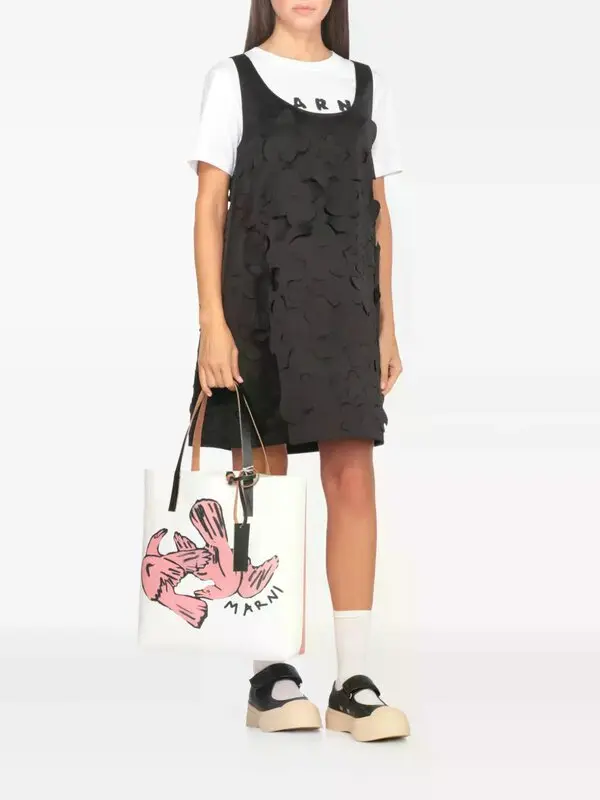 Marni Medium Bird-print Tote Bag