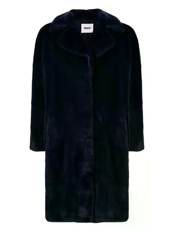 STAND STUDIO Camille Cocoon Faux-fur Coat