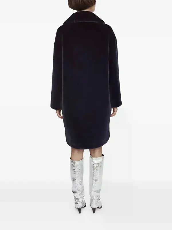 STAND STUDIO Camille Cocoon Faux-fur Coat