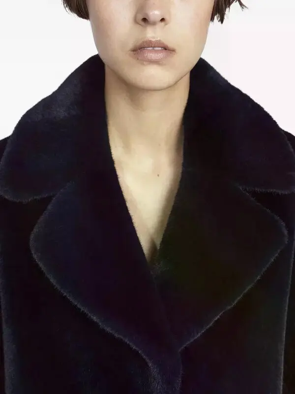 STAND STUDIO Camille Cocoon Faux-fur Coat