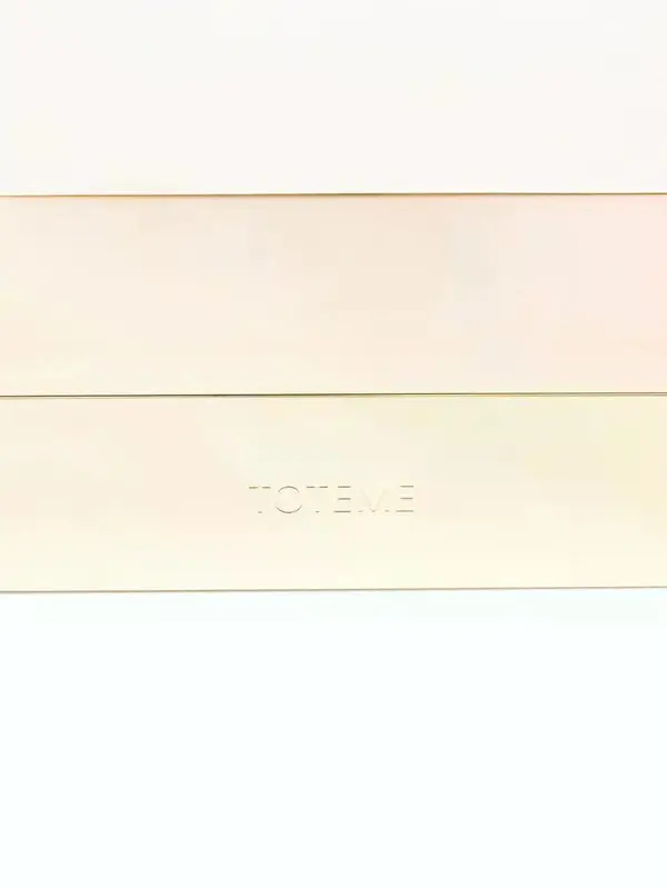 TOTEME Rectangular Metal Clutch - Gold