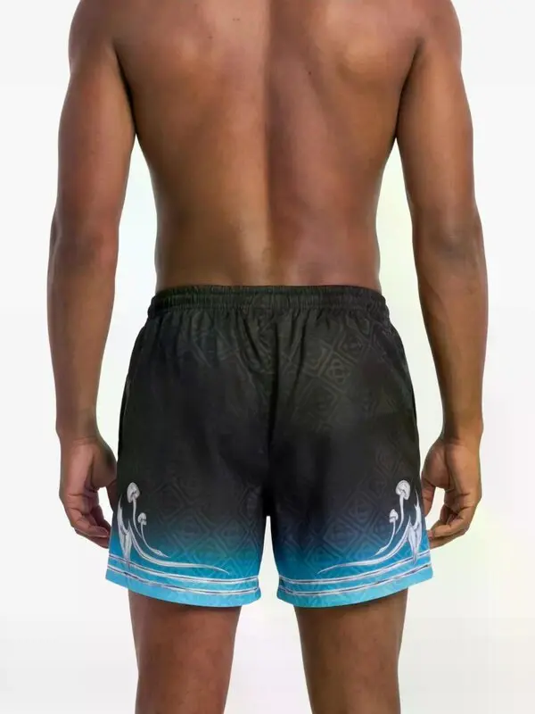 Casablanca Graphic-print Swim Shorts