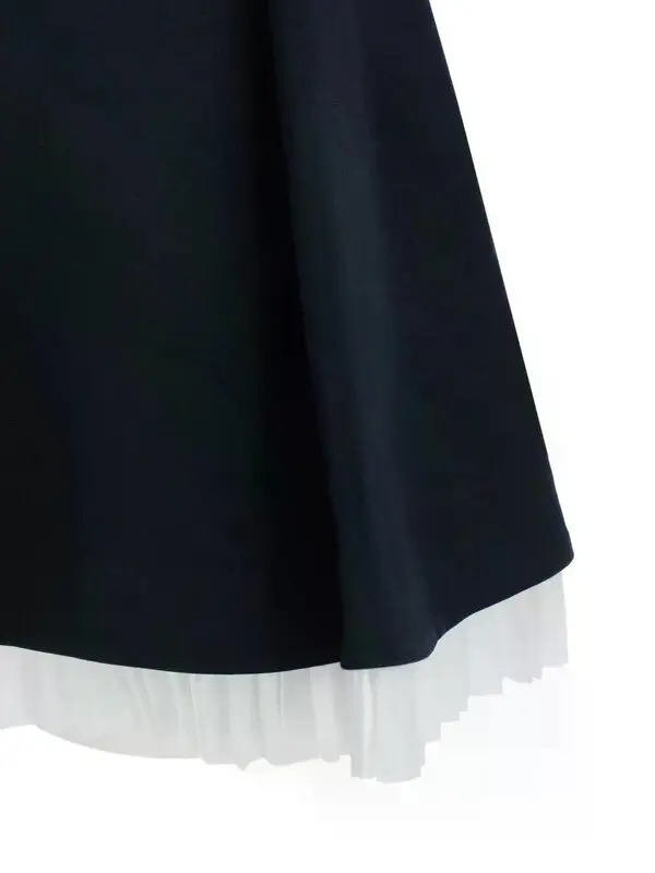 Simkhai Dorothie Off-shoulder Pleated Mini Dress