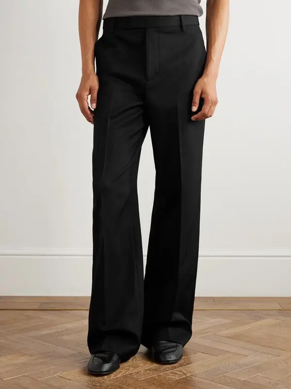 NILI LOTAN Cassius Wide-leg Wool-twill Trousers