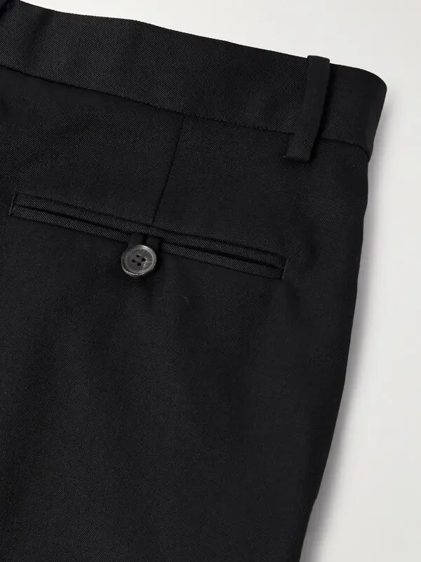 NILI LOTAN Cassius Wide-leg Wool-twill Trousers