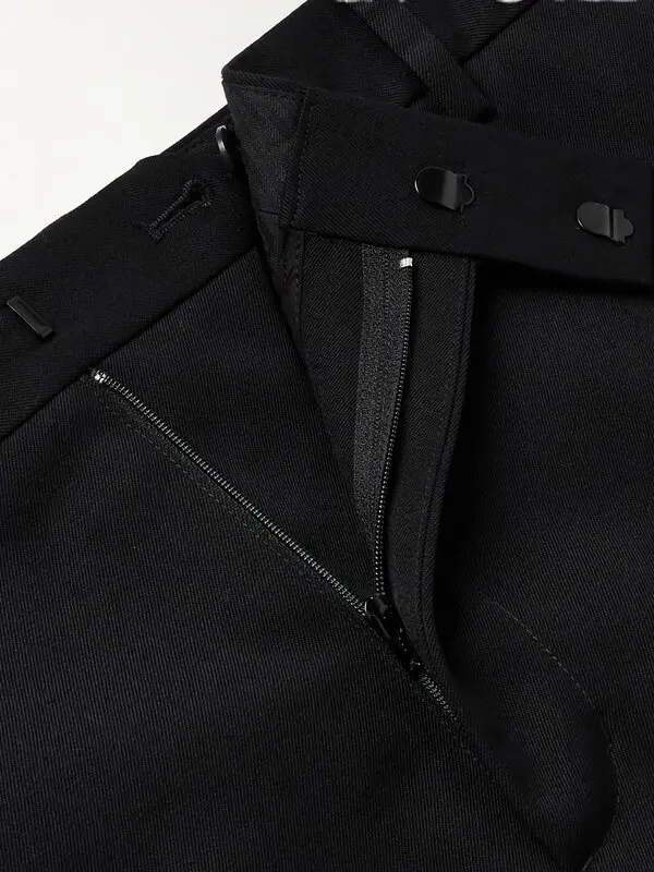 NILI LOTAN Cassius Wide-leg Wool-twill Trousers