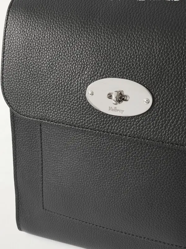Mulberry Antony Full-grain Leather Messenger Bag - Black
