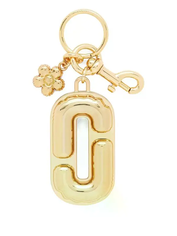 Marc Jacobs The J Marc Balloon-shaped Flower Keyring - Gold