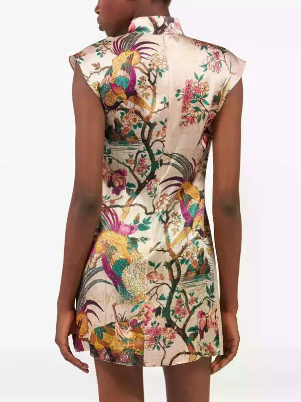 Roberto Cavalli Bird-print Dress