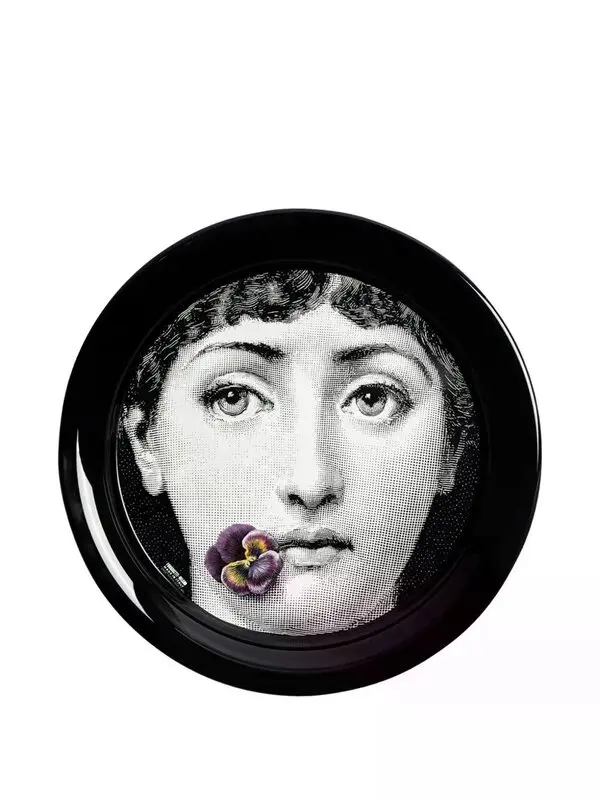 FORNASETTI Tema & Variazioni N.137 Woman-face Tray - Black