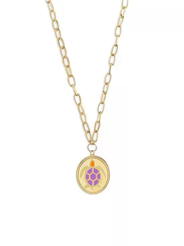 WILHELMINA GARCIA Turtle Pendant Necklace