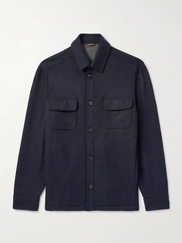 Loro Piana Marco Jersey Novalis Overshirt