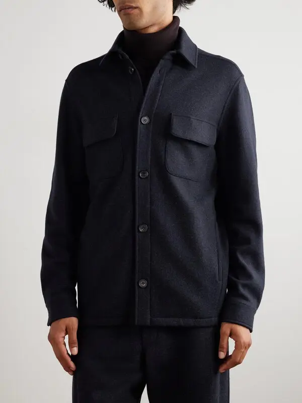 Loro Piana Marco Jersey Novalis Overshirt
