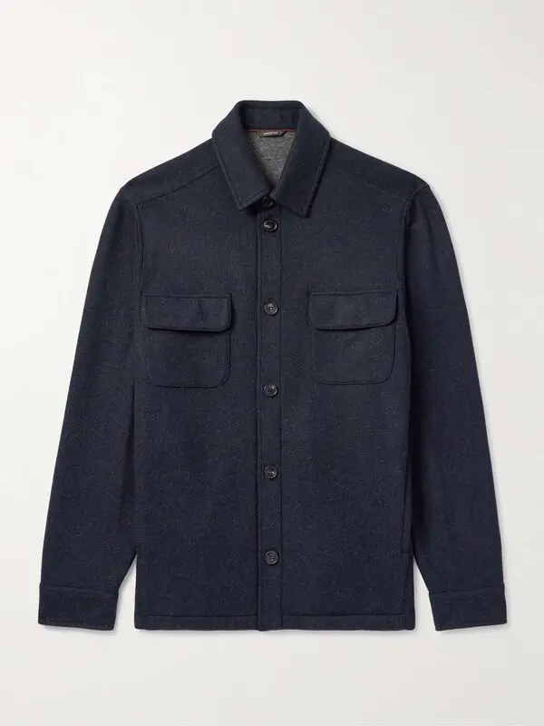 Loro Piana Marco Jersey Novalis Overshirt