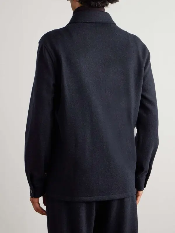 Loro Piana Marco Jersey Novalis Overshirt