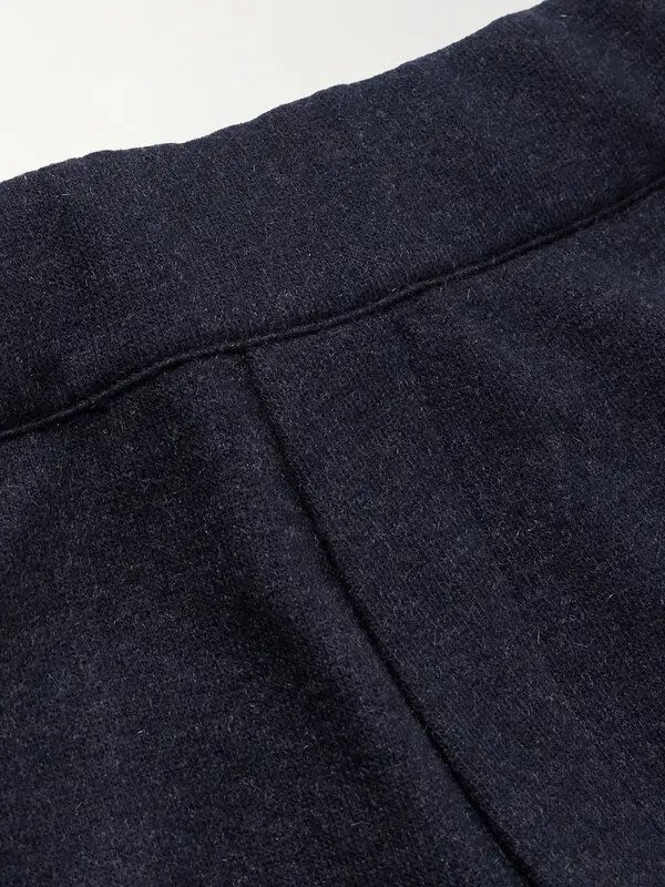 Loro Piana Rio Cashmere-blend Jersey Drawstring Trousers