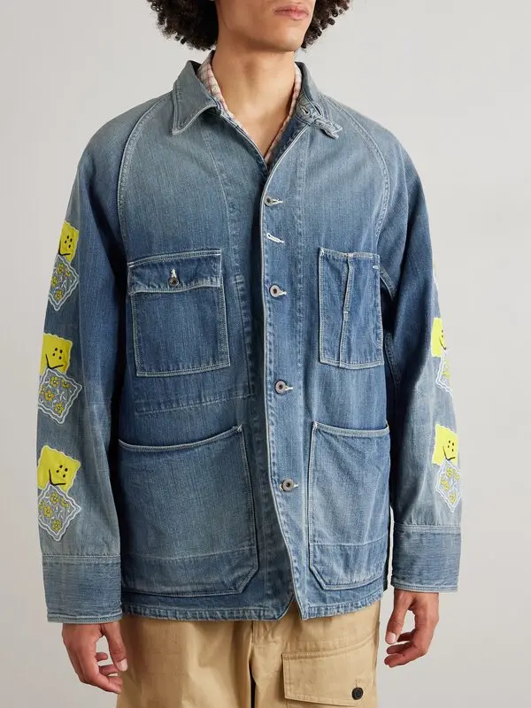 Kapital Cactus Denim Jacket - Blue
