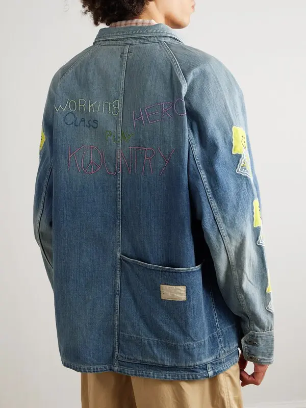 Kapital Cactus Denim Jacket - Blue