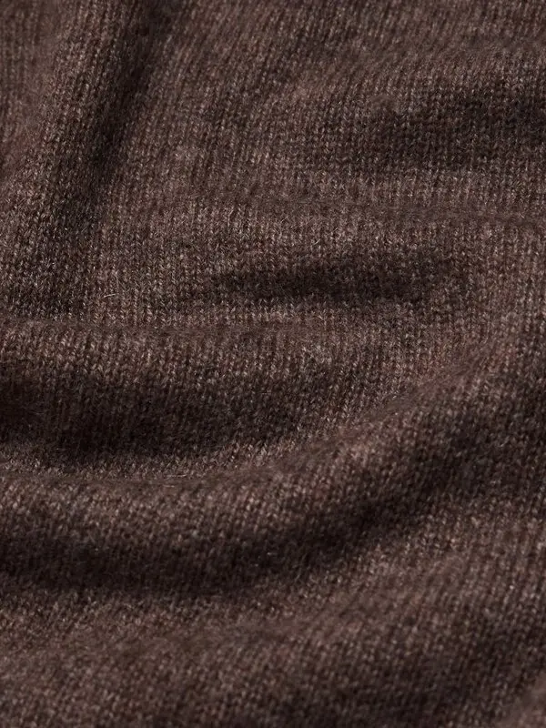 JAMES PERSE Cashmere V-neck Sweater - Brown