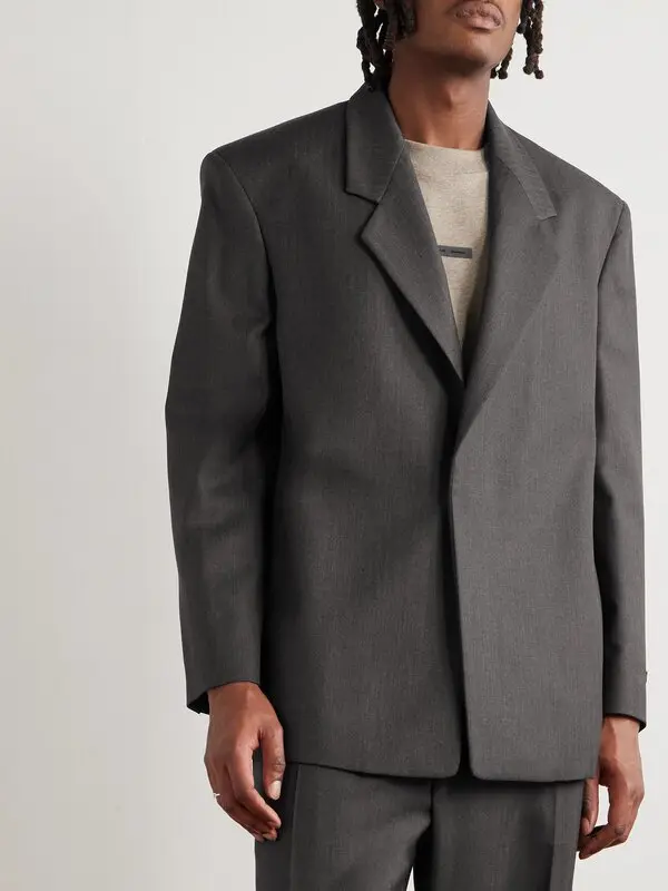 Fear Of God Houndstooth Wool Tailored Blazer