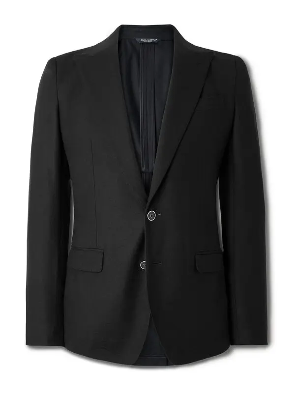 Dolce & Gabbana Wool Suit Jacket - Black