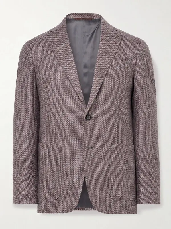 Canali Kei Unstructured Wool Blazer