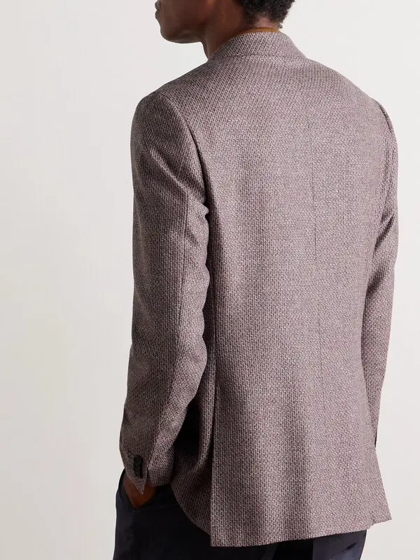 Canali Kei Unstructured Wool Blazer