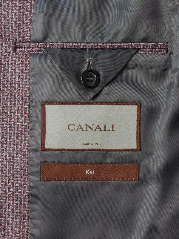 Canali Kei Unstructured Wool Blazer