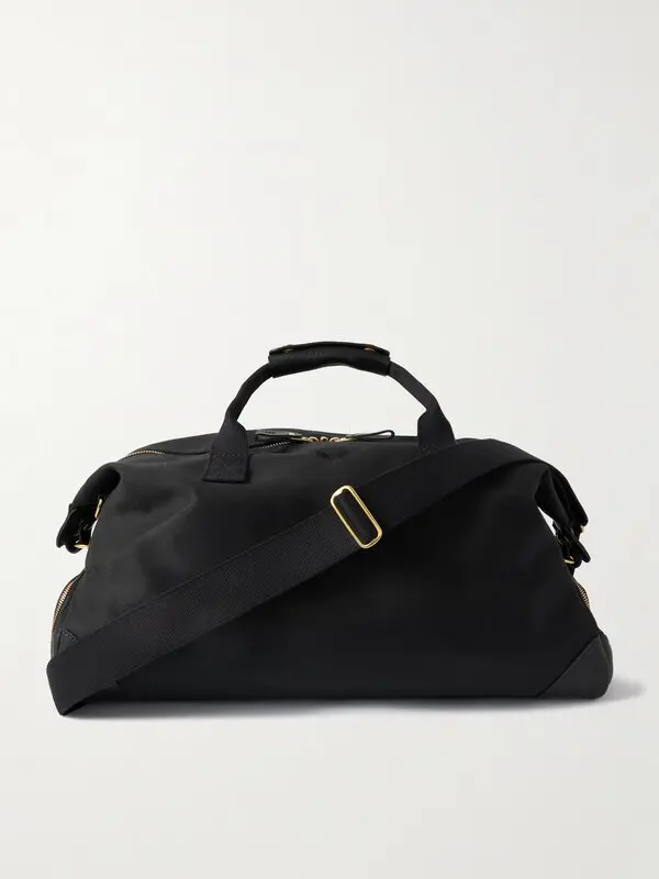 Bennett Winch Weekender Leather-trimmed Holdall