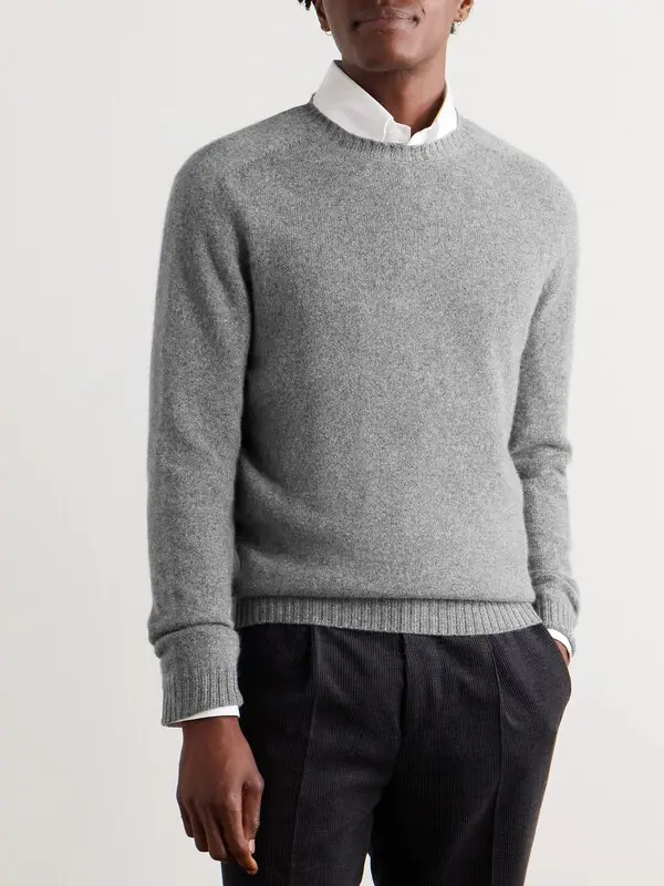 Boglioli Wool And Cashmere-blend Sweater