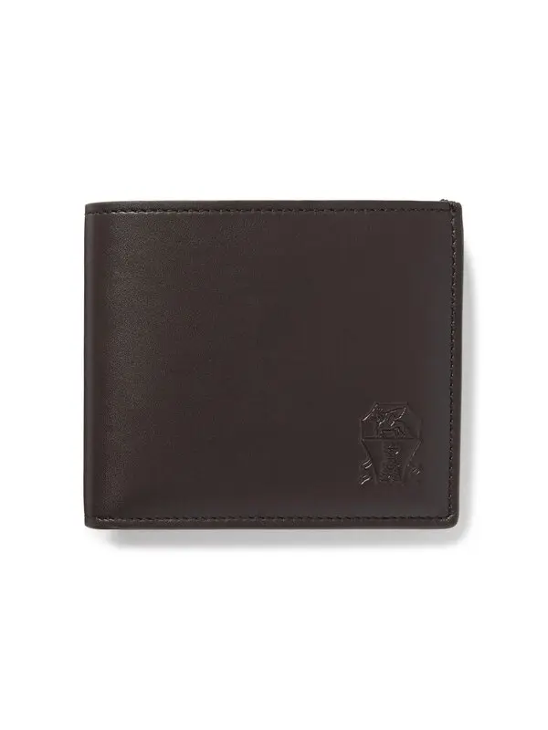 Brunello Cucinelli Logo-debossed Leather Wallet - Brown