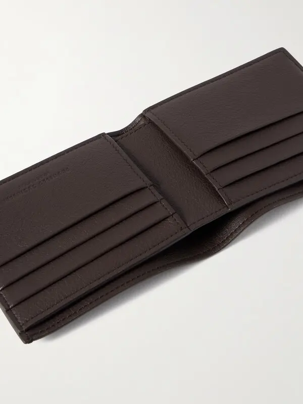 Brunello Cucinelli Logo-debossed Leather Wallet