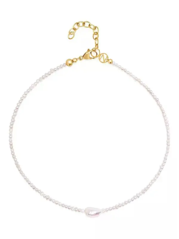 NIALAYA JEWELRY Seed Pearl Choker - White