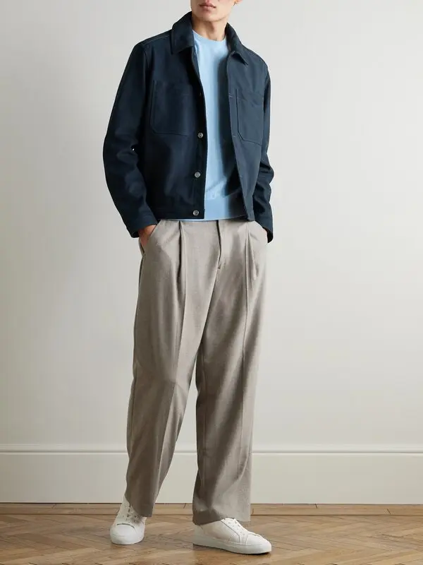 ALLUDE Cashmere Sweater - Blue