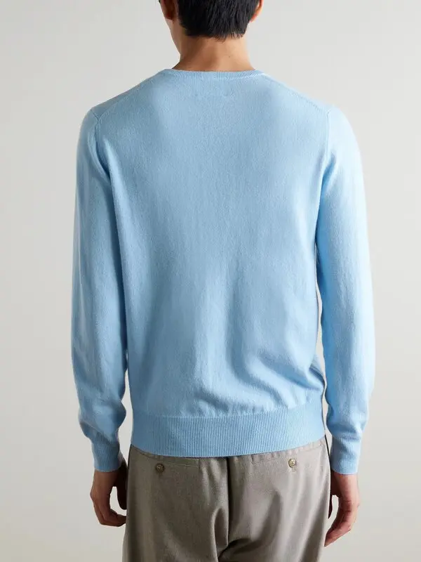 ALLUDE Cashmere Sweater - Blue