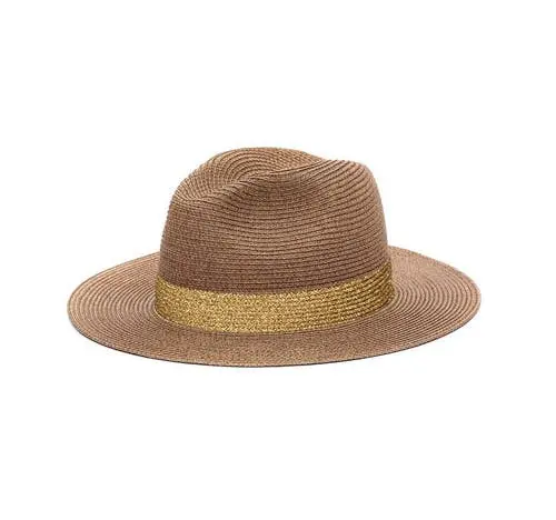 LASTELIER Portofino Straw Hat - Gold
