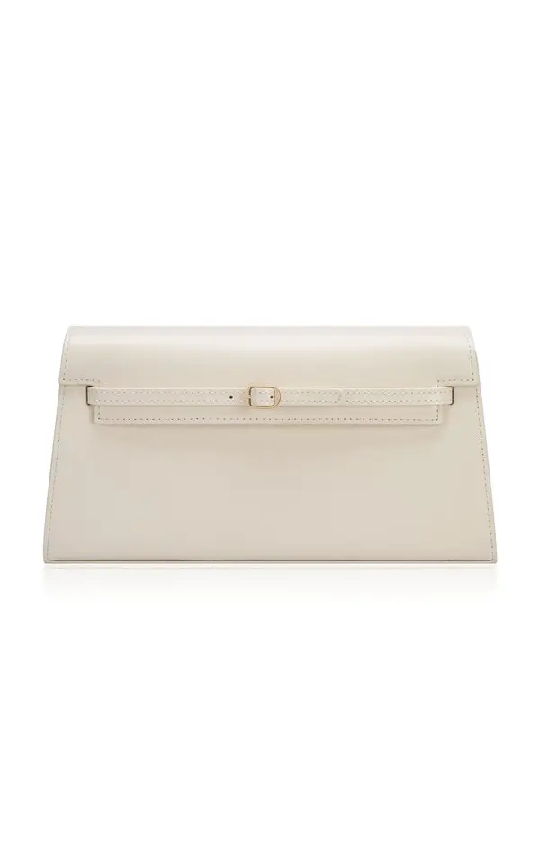 VERAFIED Leather Shoulder Bag - Ivory