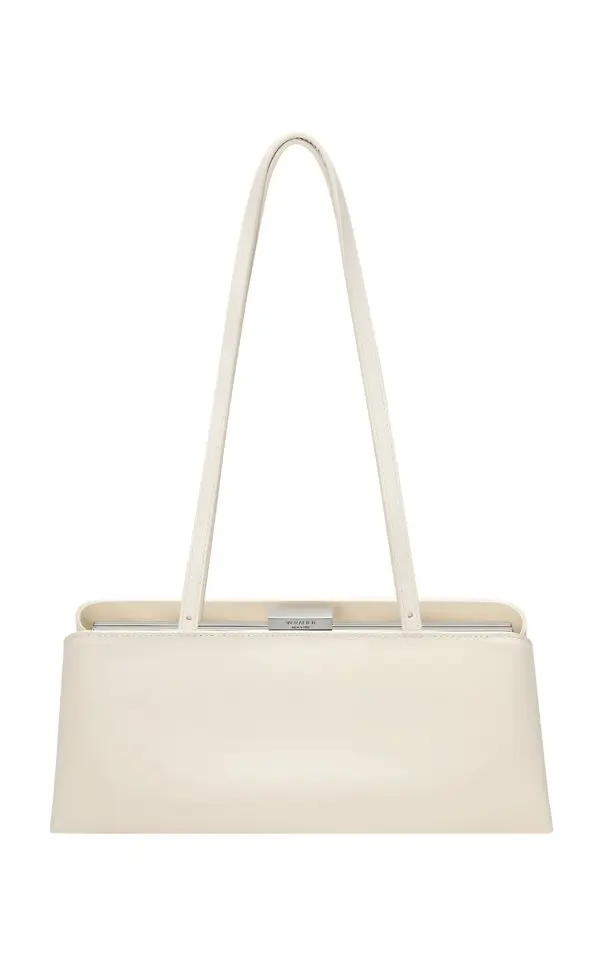 VERAFIED Leather Handbag - Ivory