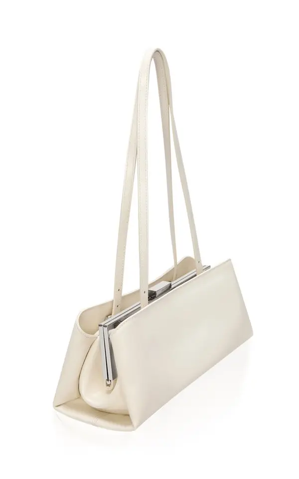 VERAFIED Leather Handbag - Ivory