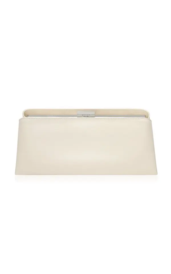 VERAFIED Leather Handbag - Ivory