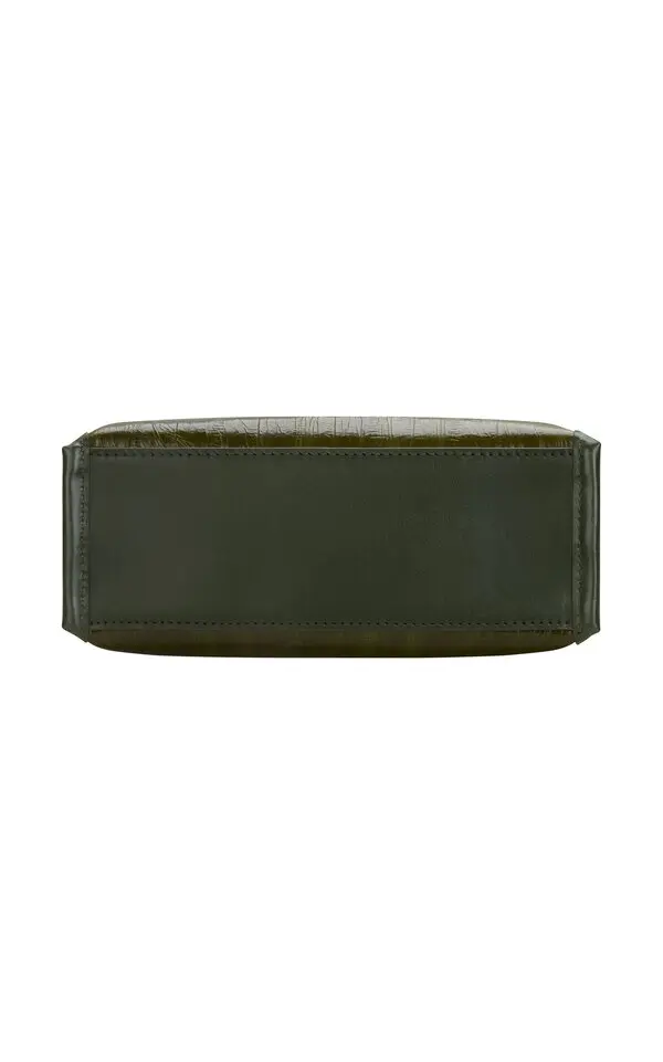 VERAFIED Leather Handbag - Olive