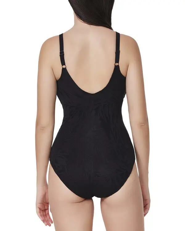 GOTTEX D Cup V-neck One Piece Swimsuit