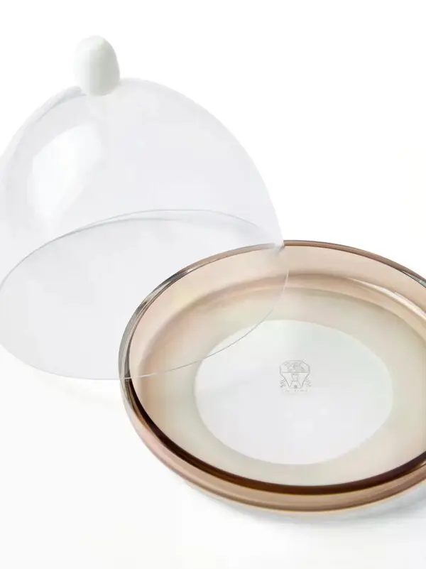 Brunello Cucinelli Murano Glass Dome Plate Set