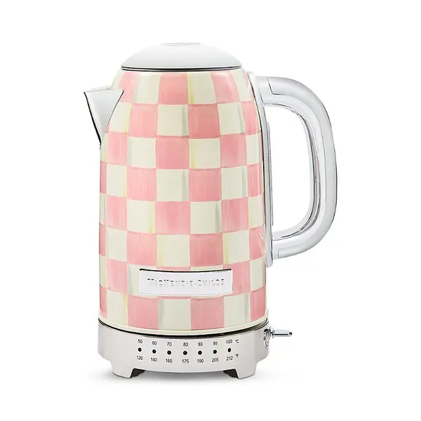 MACKENZIE-CHILDS Electric Kettle - Rosy Check