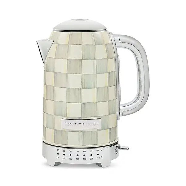MACKENZIE-CHILDS Electric Kettle - Sterling Check