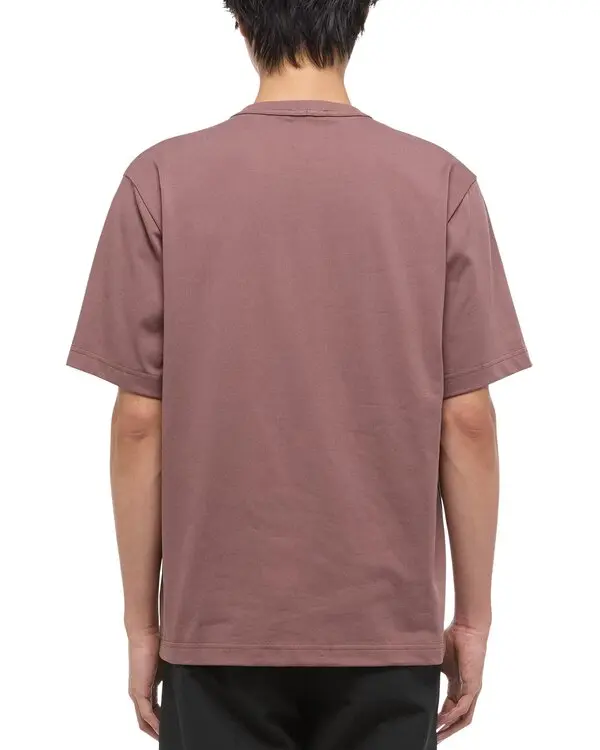 Helmut Lang Spray Relaxed Fit Graphic Logo Tee - Peppercorn